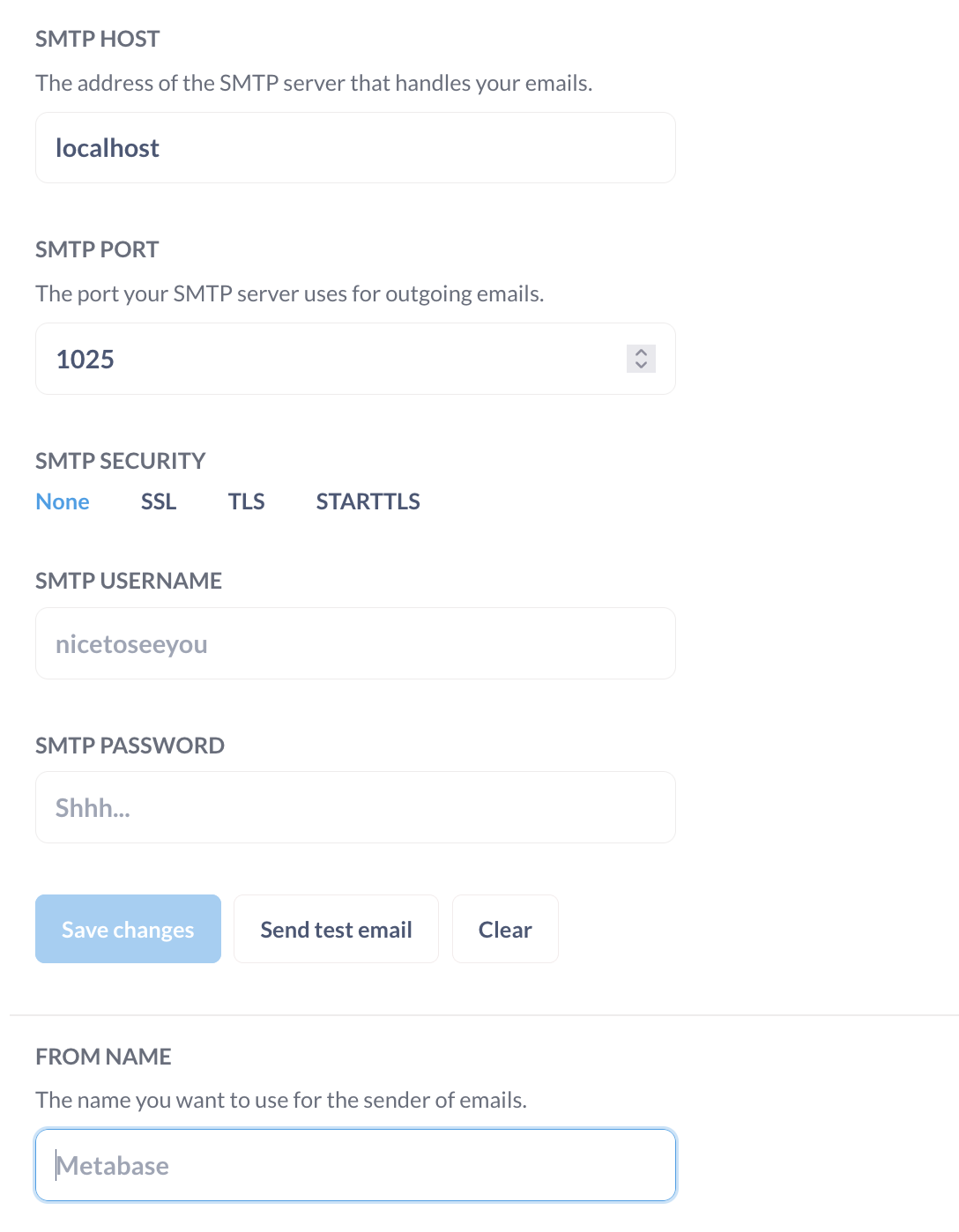 Save Button For Smtp Settings Form Is In Middle Of Page · Issue 32818 · Metabase Metabase · Github