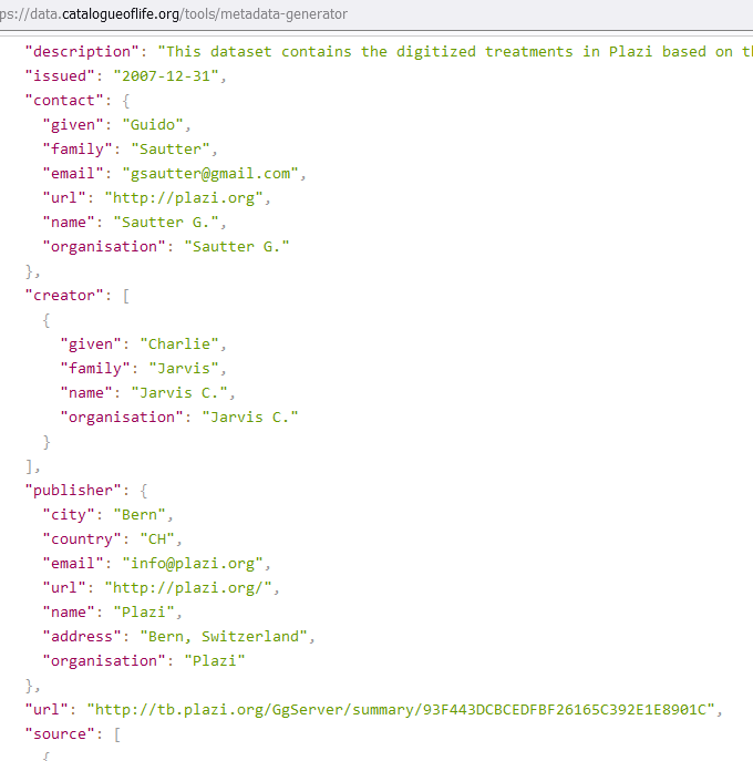 Metadata generator shows organisation for all agents · Issue #990 ...