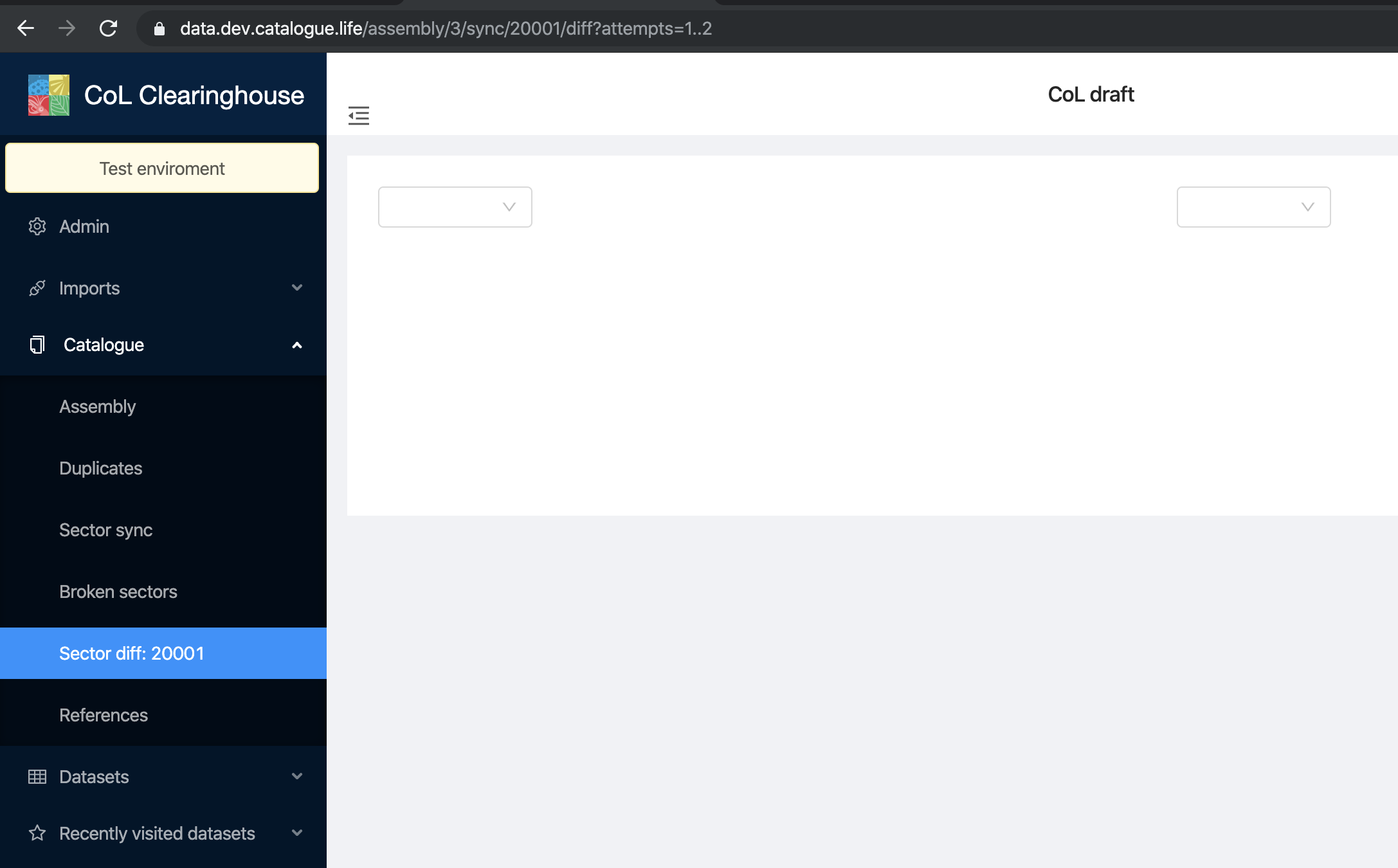 Sync Diff Difficult To Use Issue 320 CatalogueOfLife checklistbank 