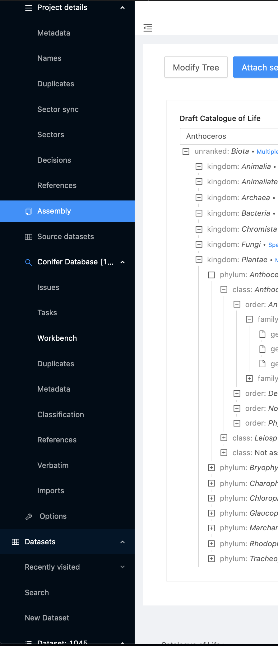 Reconsider 3-level menu structure · Issue #593 · CatalogueOfLife ...