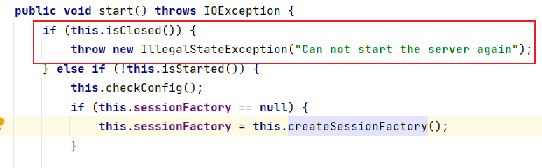 Can not start the server again · Issue #339 · apache/mina-sshd · GitHub