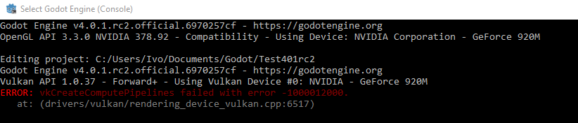 Godot Crashes In Vkcreatecomputepipelines · Issue 75024 · Godotenginegodot · Github