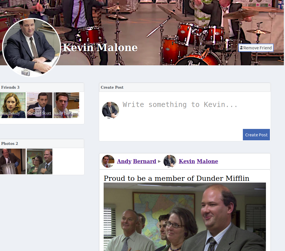 GitHub - NV1/Fakedbook: A minimal clone of Facebook, allowing its users ...