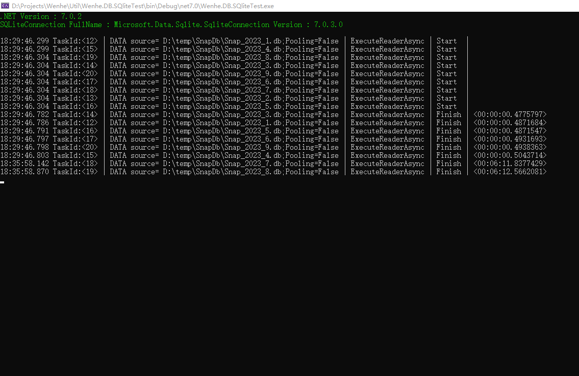多线程读取多个在机械硬盘上的数据库文件 后续文件读取时间暴涨 (Multithreading reads multiple database files on the mechanical ...