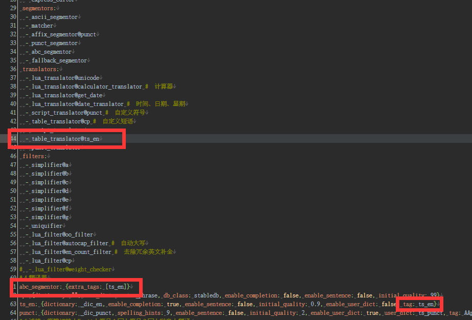 怎么让luafilter识别翻译器来源？或者匹配翻译器的tag · Issue #245 · hchunhui/librime-lua · GitHub