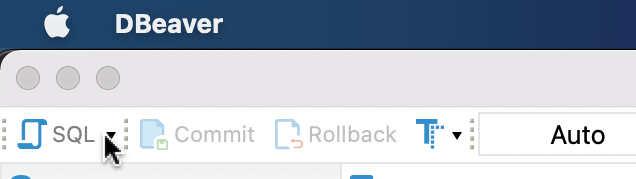 Toolbar dropdown arrow click area too small · Issue #11947 · dbeaver/dbeaver · GitHub