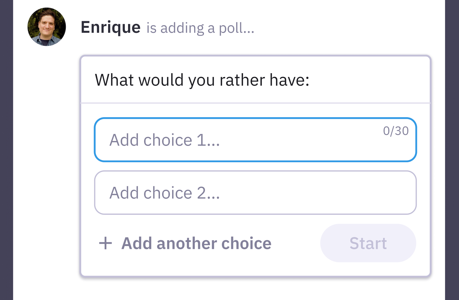 Polls implementation: [Frontend] Creating a poll object · Issue #5146 ...