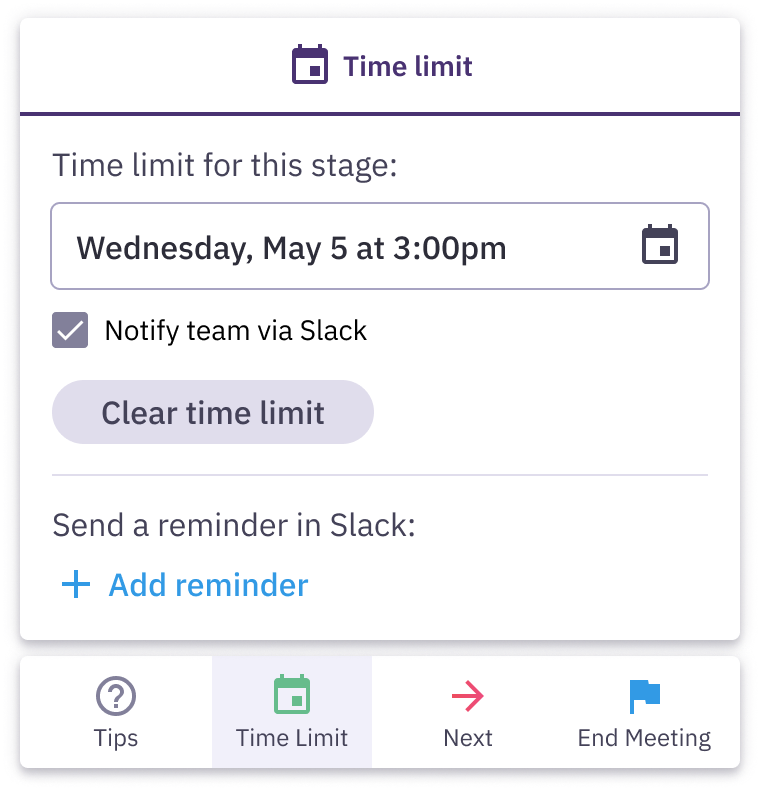 Meeting phase reminders: Creating one or more phase reminders · Issue ...