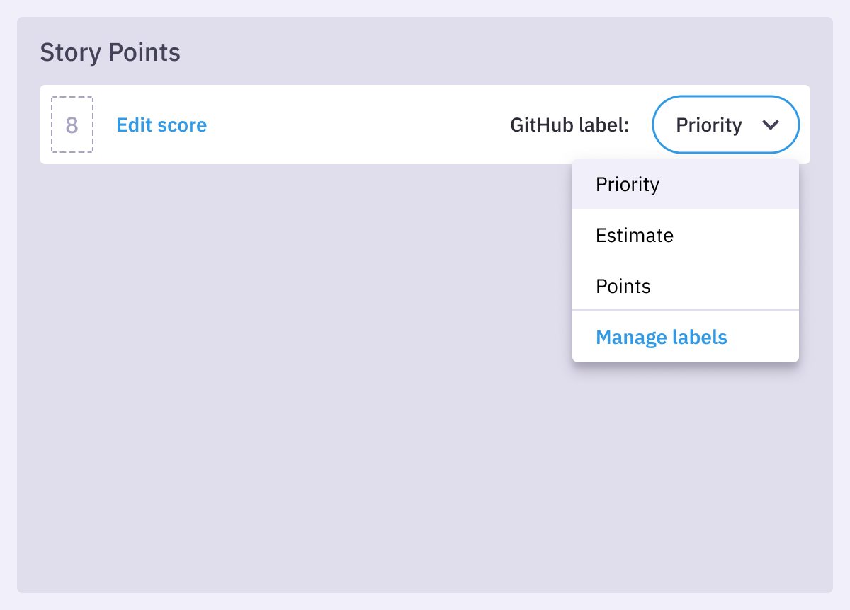 Poker: Estimate: GitHub Label Input Template · Issue #5364 · ParabolInc/parabol · GitHub