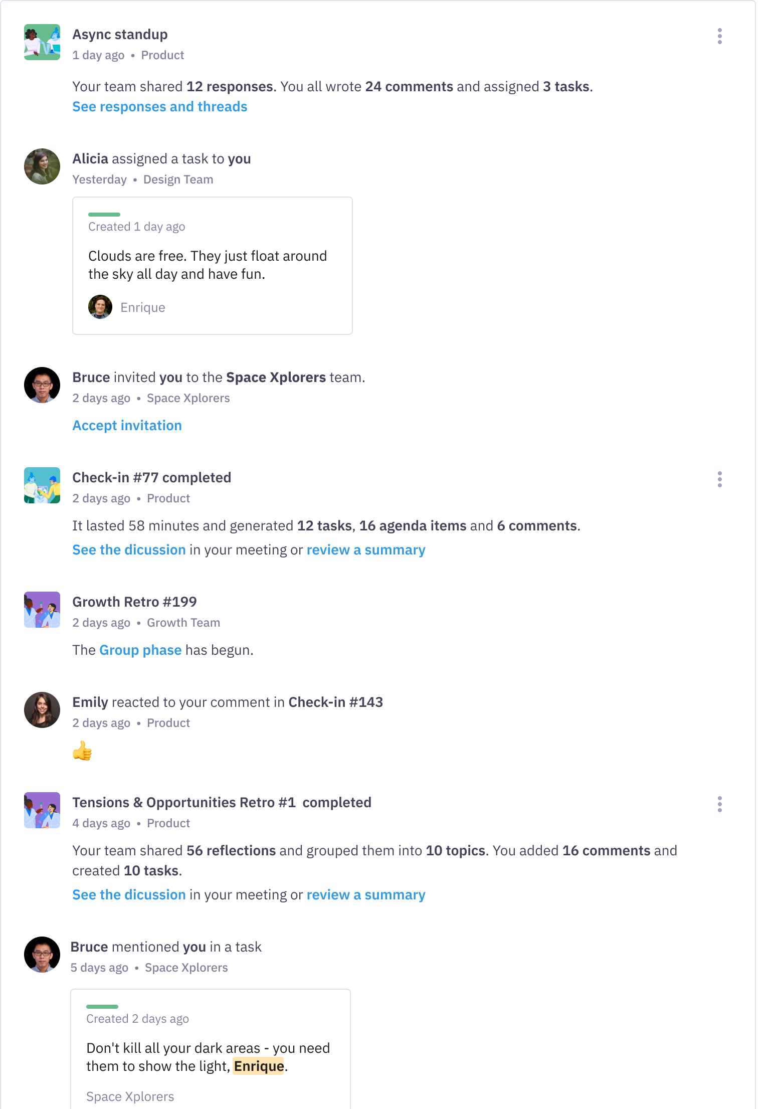 Activity view: Include contents of `Notifications` menu into the `Timeline` view · Issue #6451 ...