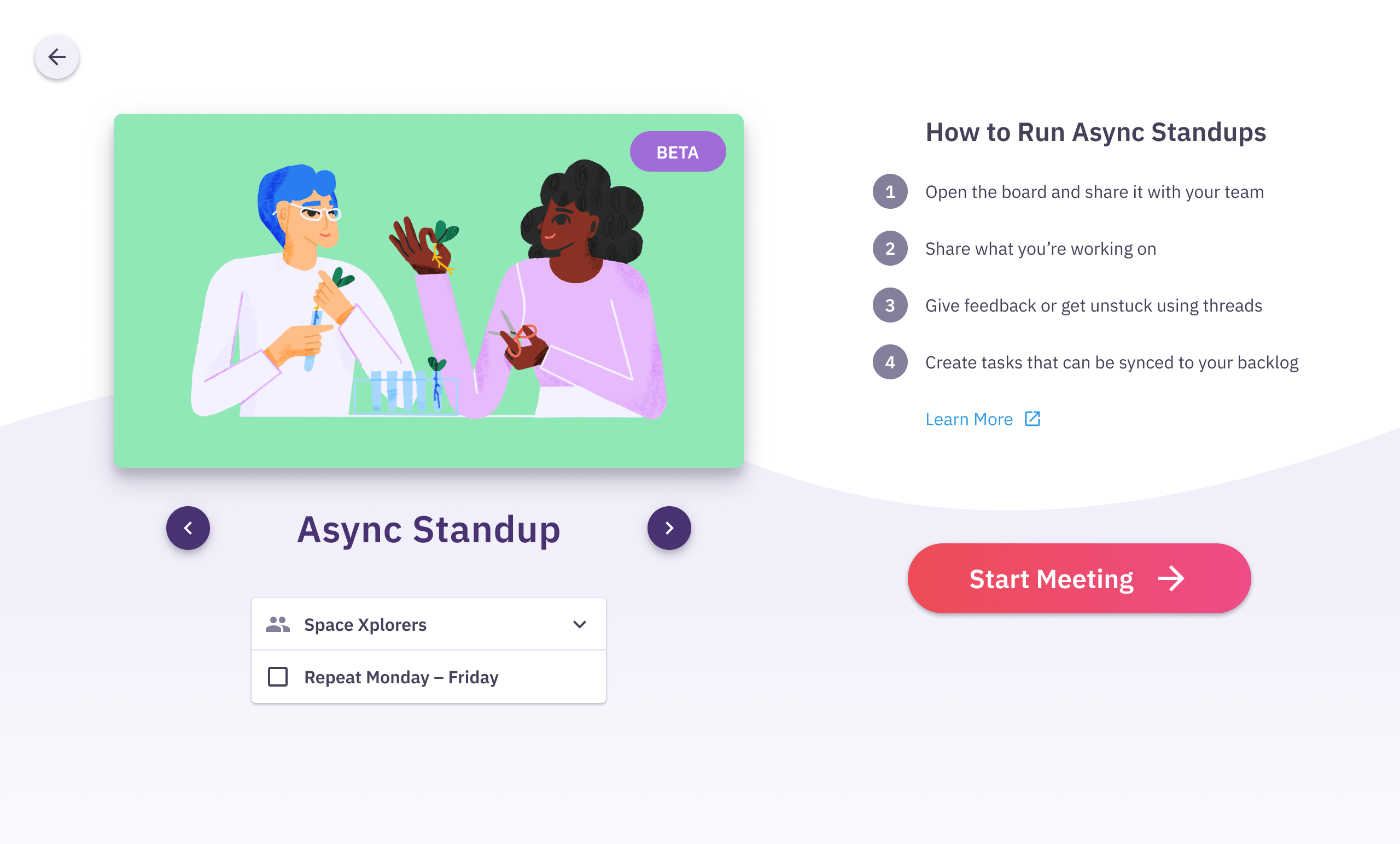 Standups: Design 'Beta' notice · Issue #6855 · ParabolInc/parabol · GitHub