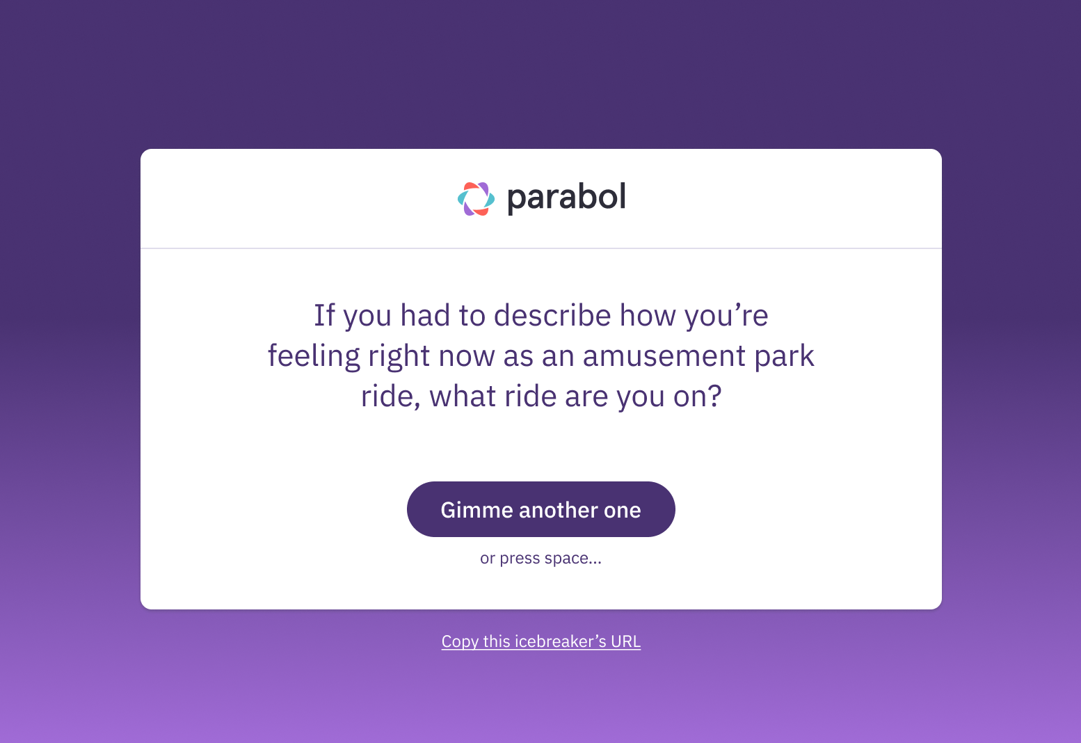 Removing secondary button · Issue #5 · ParabolInc/icebreakers · GitHub