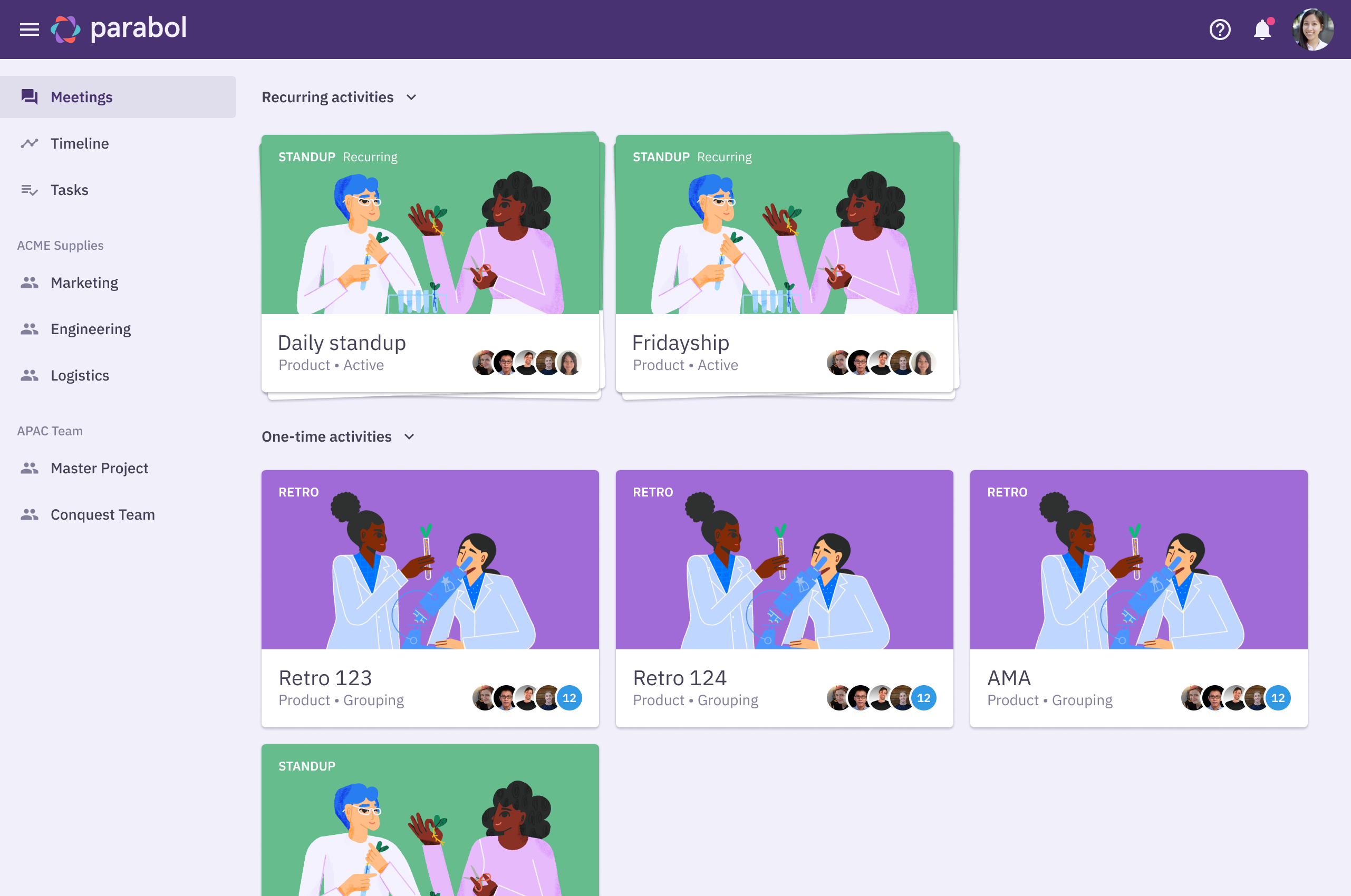 Recurrence stable link: display meeting series on the meeting dashboard · Issue #7481 ...