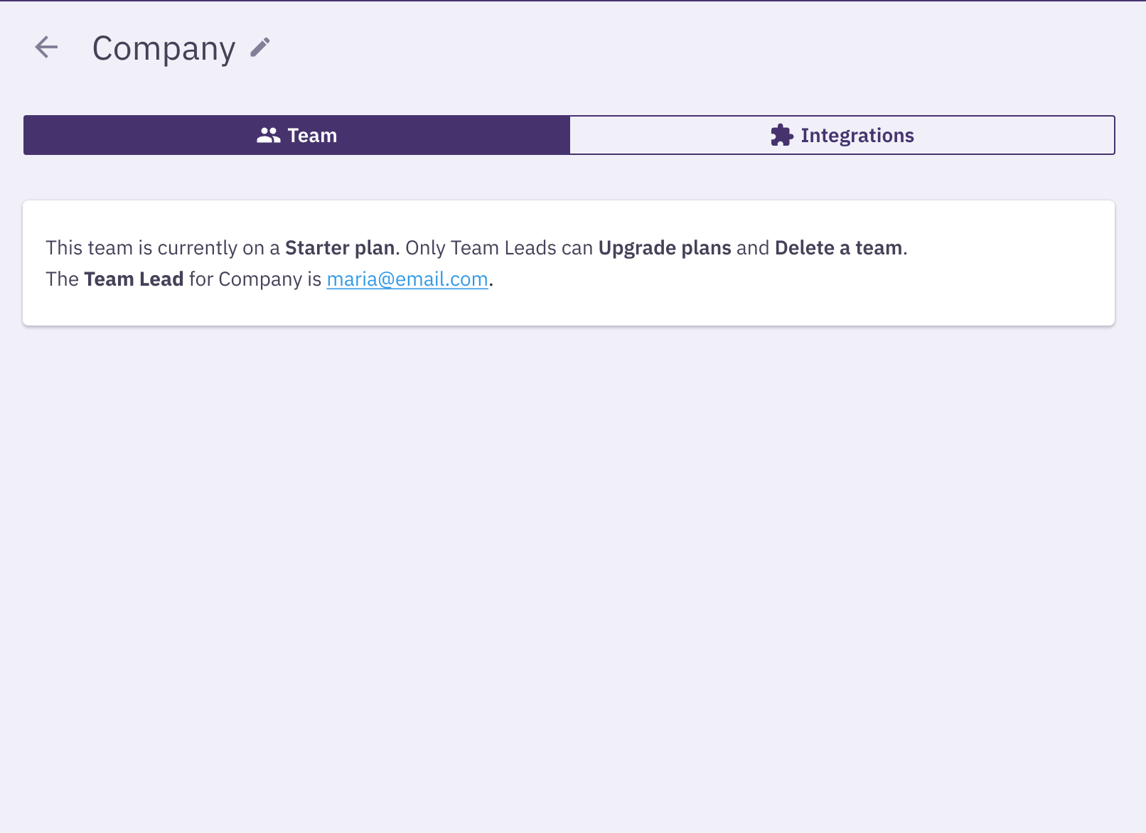 Team settings view: improve UX for non team leads · Issue #9110 · ParabolInc/parabol · GitHub