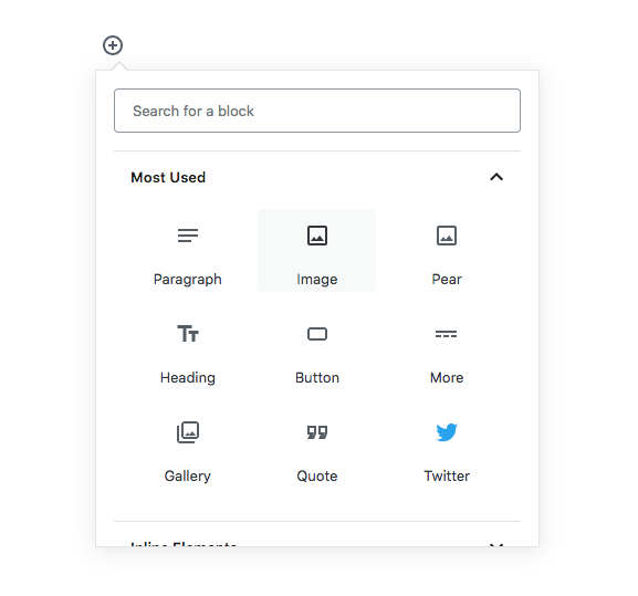 Feature to pin most used blocks in the toolbar · Issue #22402 · WordPress/gutenberg · GitHub
