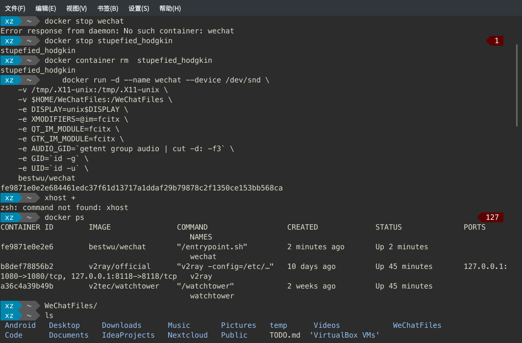 如何启动图形界面 · Issue #3 · top-bettercode/docker-wechat · GitHub