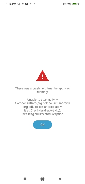 Improvements to the new crash screen · Issue #5365 · getodk/collect · GitHub