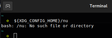 If user uninstall nushell, it should self-destruct all configs. And if user reinstall nushell ...