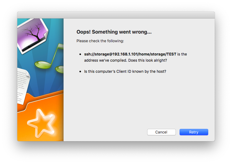 Problem running SparkeShare on Mac with a Raspberry Pi server · Issue #1916 · hbons/SparkleShare ...
