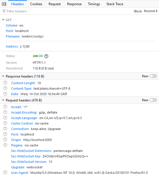 Cannot connect to local webircgateway server due to CORS · Issue #1427 · kiwiirc/kiwiirc · GitHub