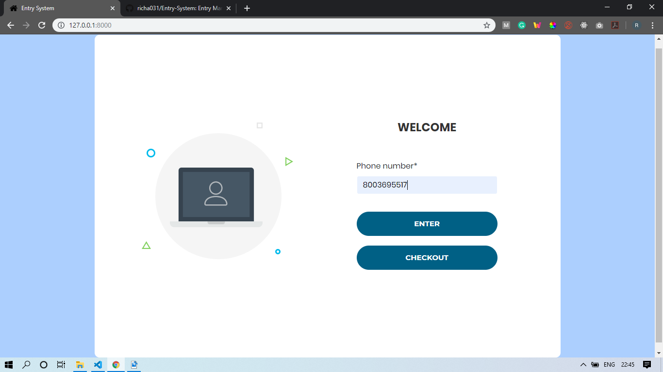 GitHub - richa031/EntrySystem: Entry Managment Software