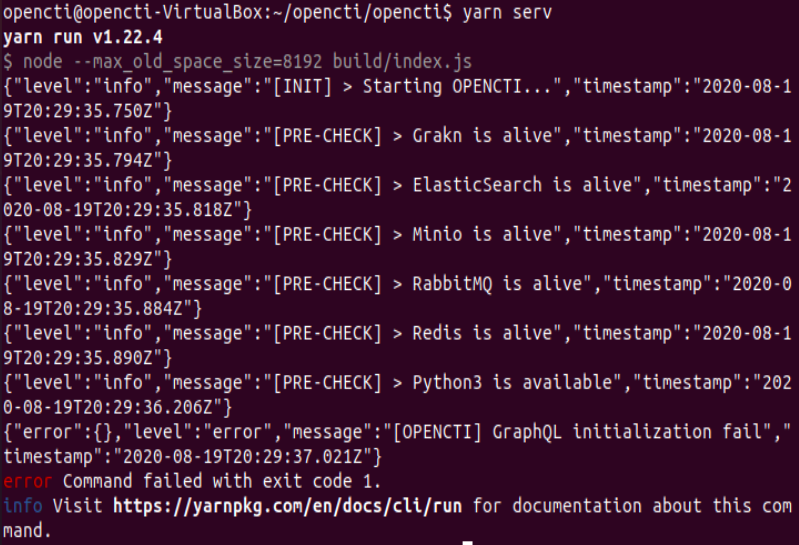 GraphQL initialization fail · Issue #762 · OpenCTI-Platform/opencti · GitHub