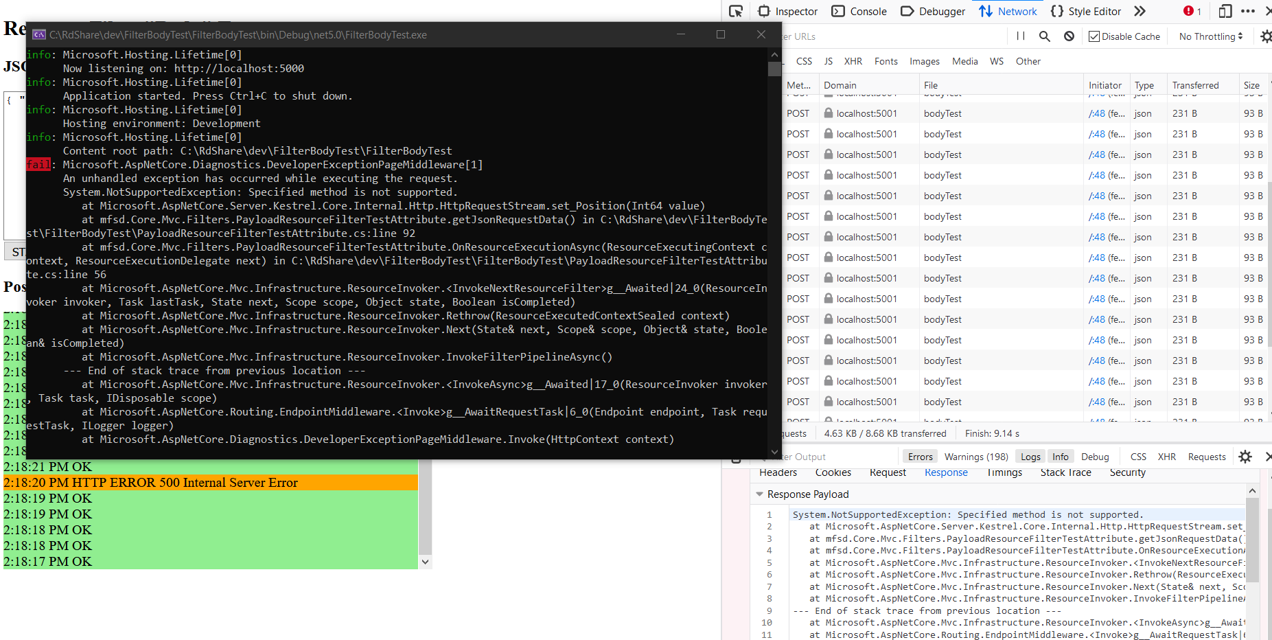 Sporadic failure of HttpRequest.Body.ReadAsync() in MVC Controller / Filter · Issue #32241 ...