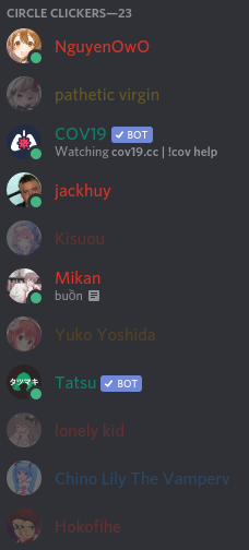 Member list's order is not respected · Issue #103 · SamuelScheit/discord-bot-client · GitHub