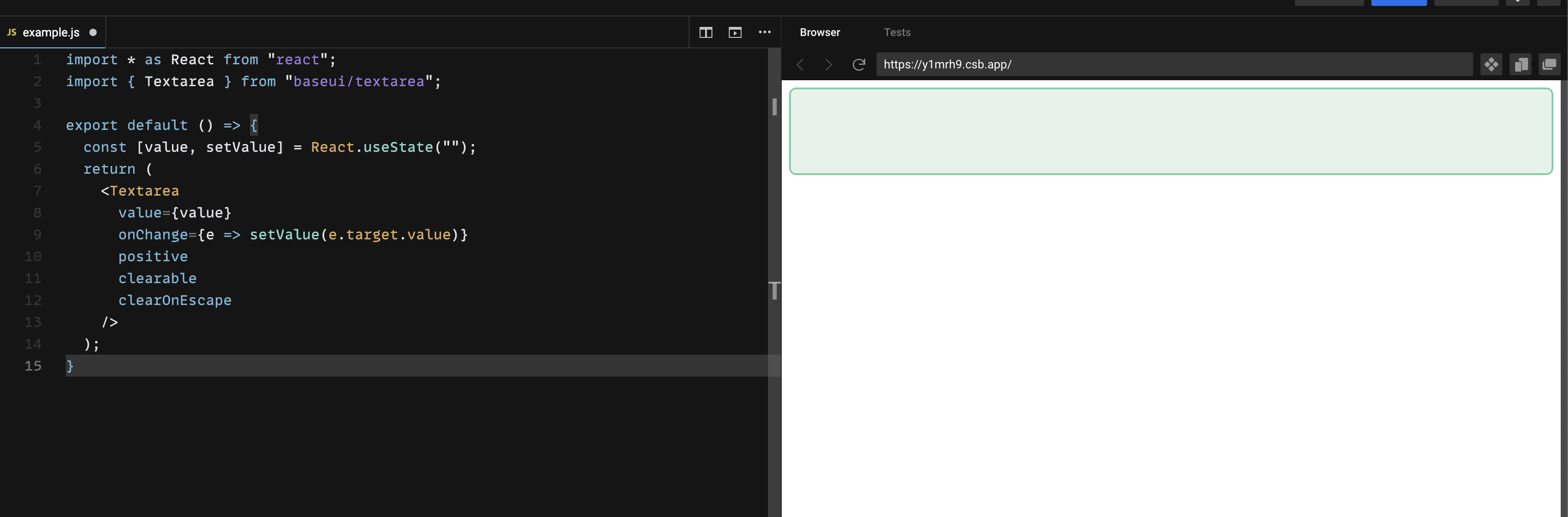 Textarea Breaks Width When Resize Prop Is Set Issue 5204 Uber