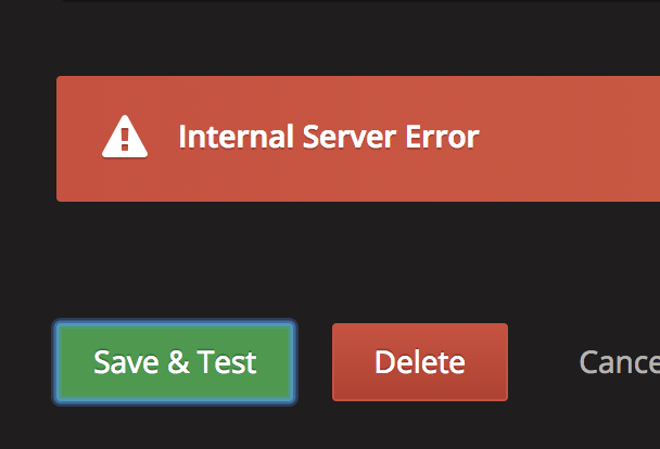 Internal Server Error: pq: invalid option: "\\" · Issue #10374 · grafana/grafana · GitHub