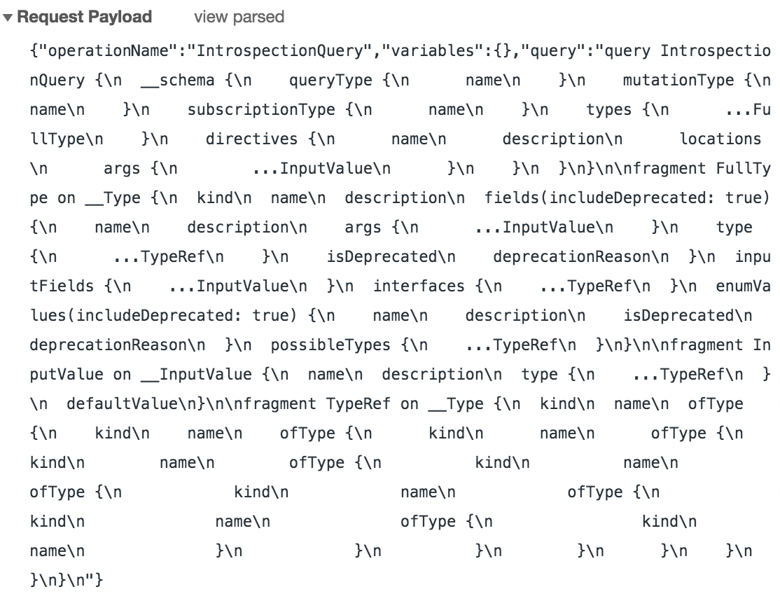 Introspection Query Issued Repeatedly Even While Idle · Issue 1049 · Graphqlgraphql Playground 3594