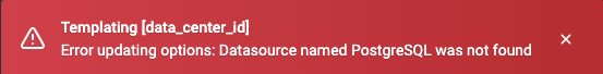 Templating: No error when Datasource does not exists on dashboard load · Issue #28215 · grafana ...