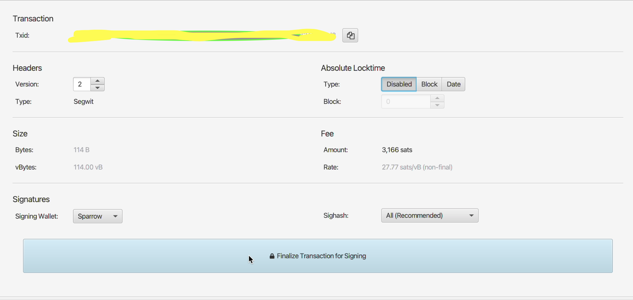 Missing `1 sat` · Issue #148 · sparrowwallet/sparrow · GitHub