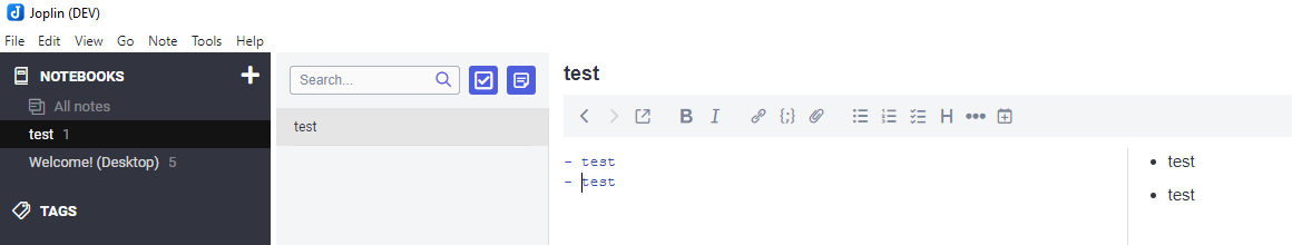 Tab Doesnt Indent When In Non Empty List Items · Issue 4470 · Laurent22joplin · Github 0780