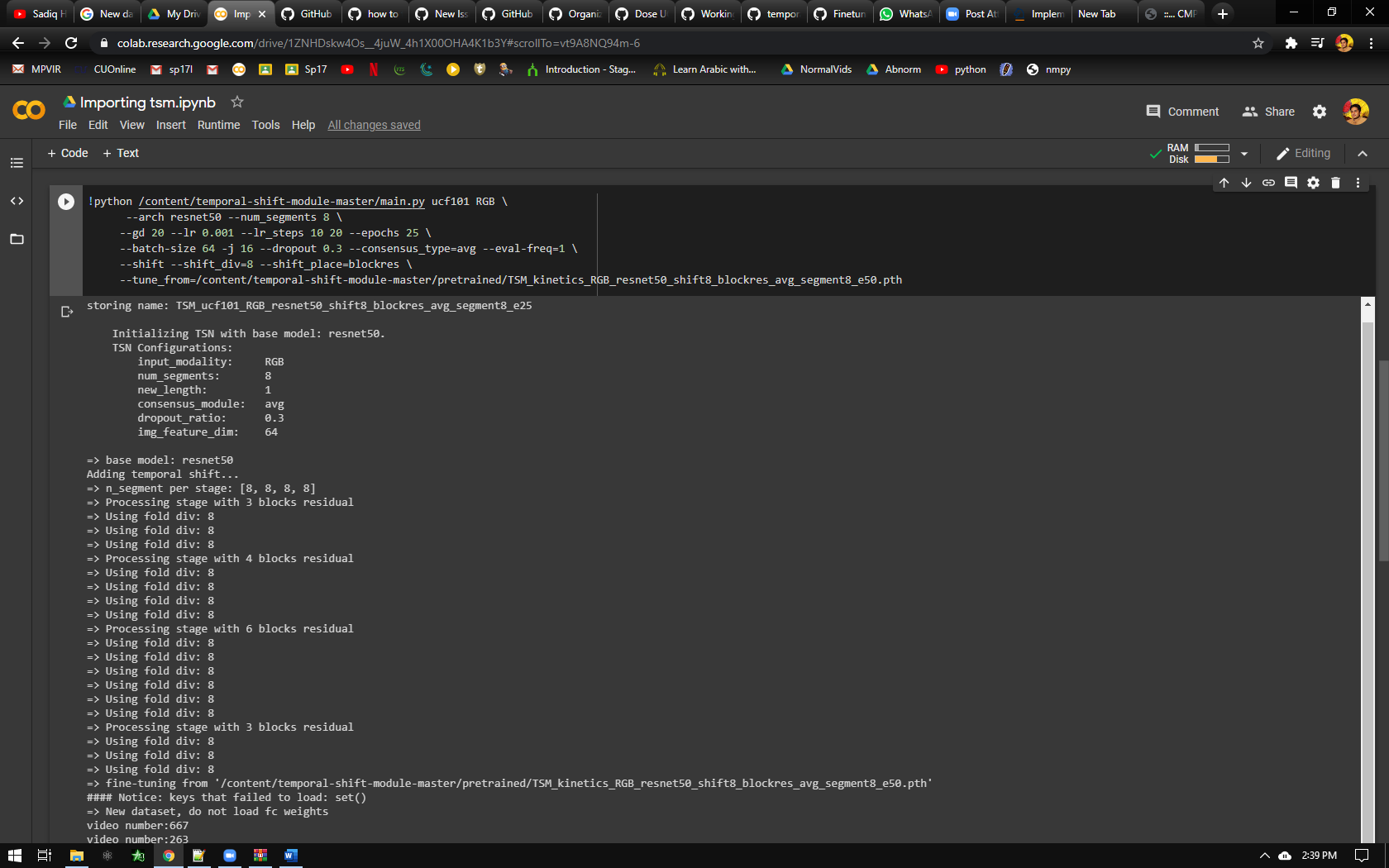 Cuda out of memory (UCF101) · Issue #122 · mit-han-lab/temporal-shift-module · GitHub