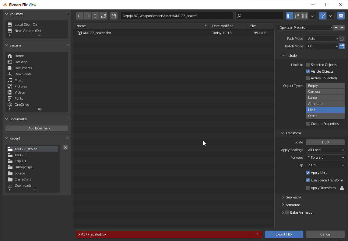 LBC Usability: Editor Crash Updating FBX · Issue #12888 · o3de/o3de · GitHub