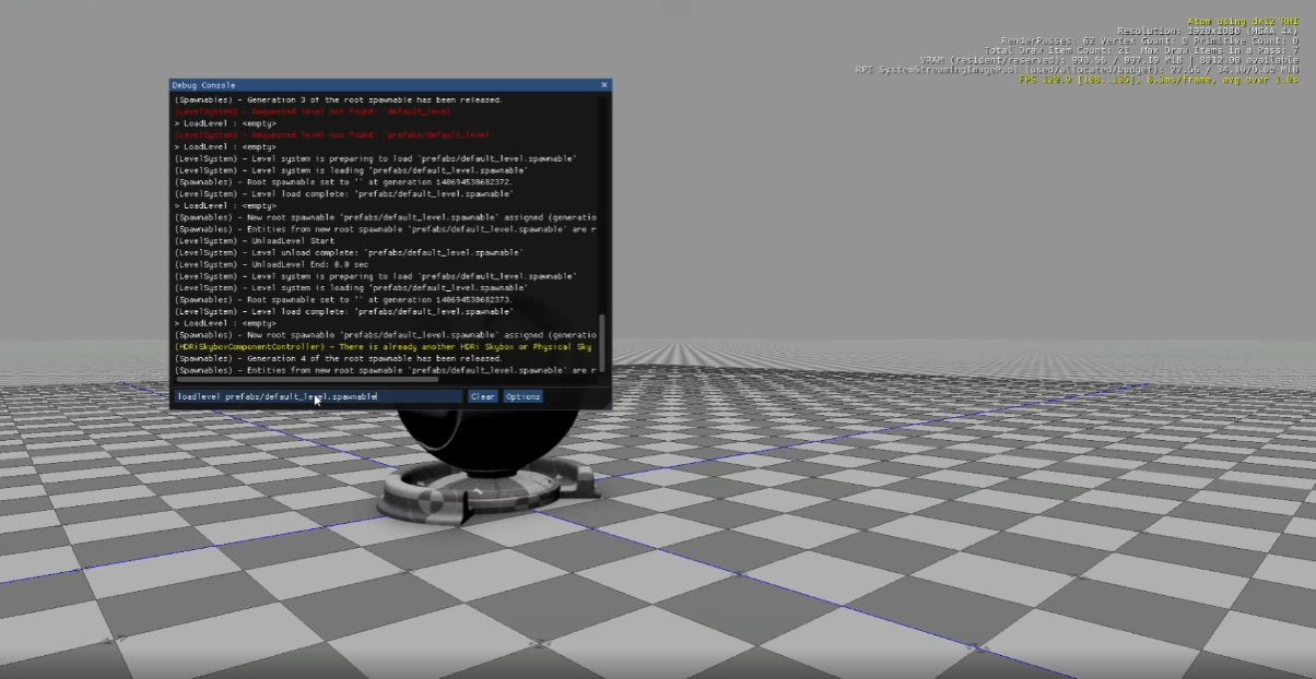 HDR Skybox Causes Graphics Issues when Calling LoadLevel With Same Level · Issue #13055 · o3de ...