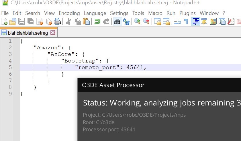 As a Dev I want to Know How to Open 2 Different AssetProcessors at Once · Issue #2135 · o3de ...