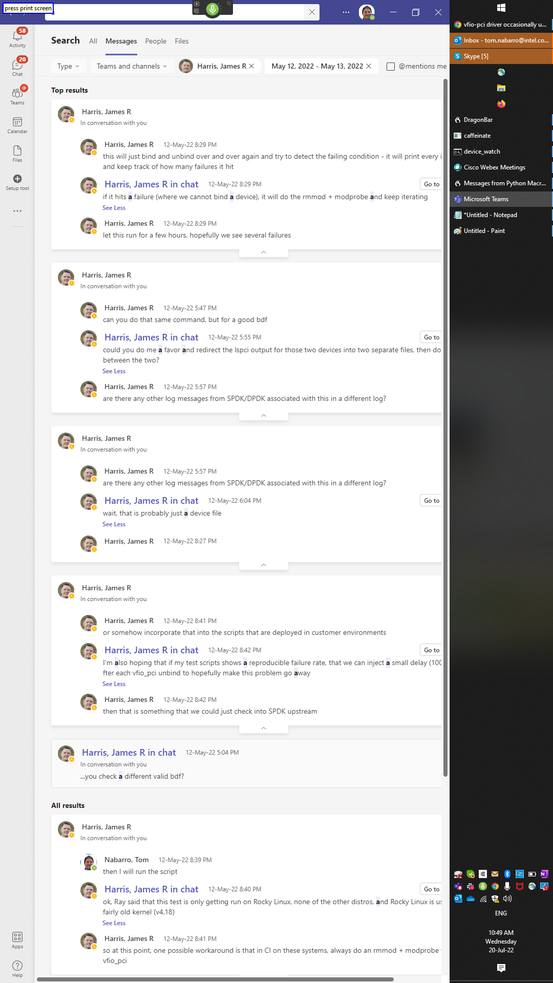 vfio-pci driver occasionally unloads · Issue #2587 · spdk/spdk · GitHub