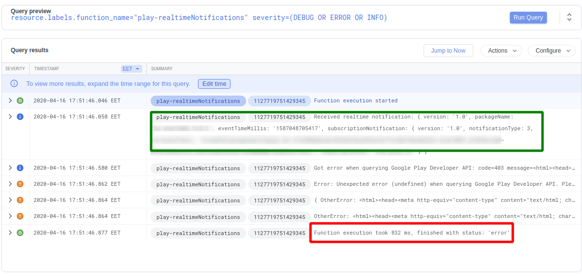 Pubsub Message Is Ack Ed For Pubsubtopiconpublish When Function Completes With Error · Issue 1885