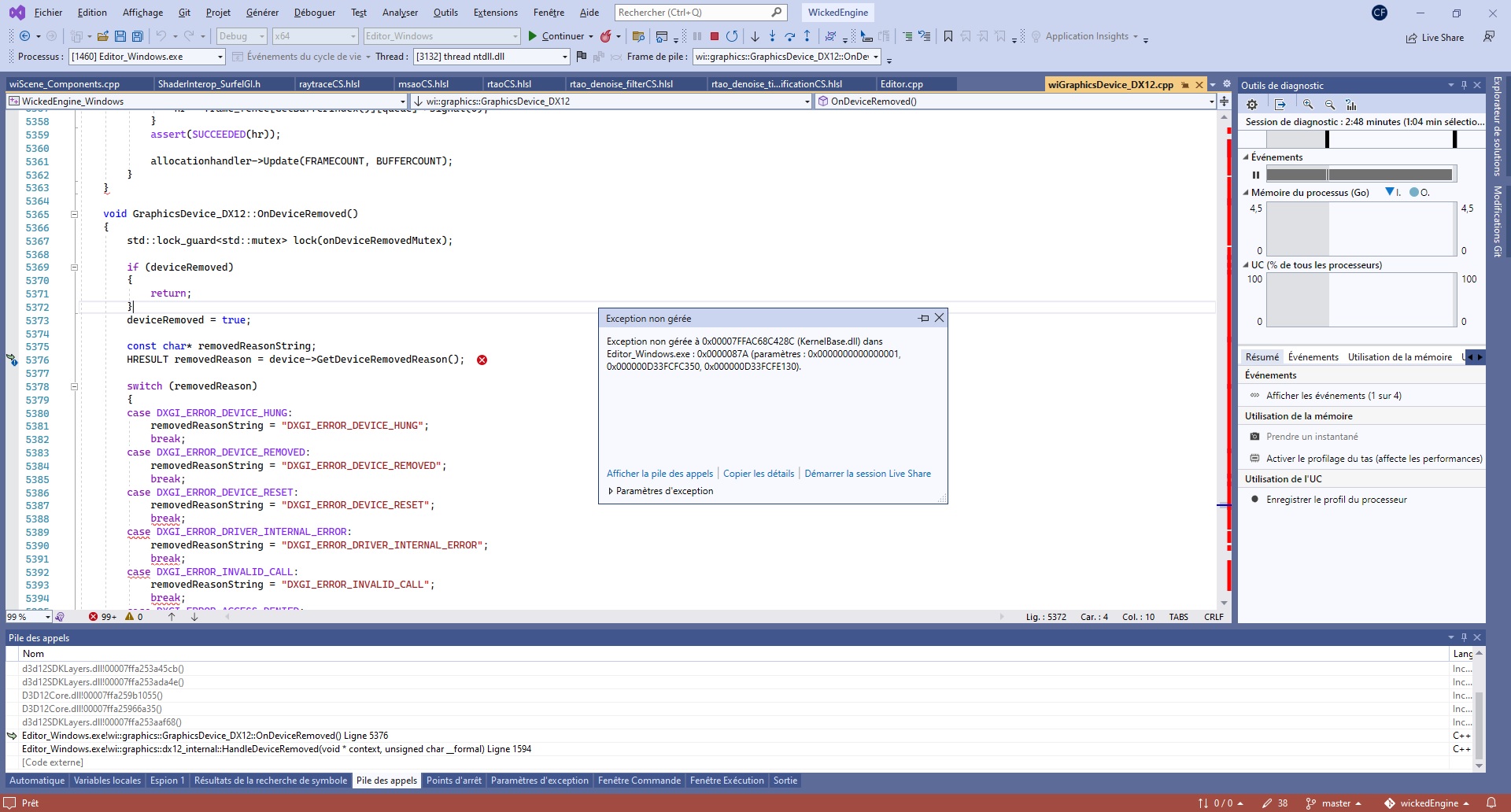 Crash in DX12 with EnvProbe in real time with many polygons · Issue #581 · turanszkij ...