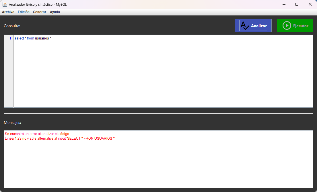 GitHub - r-cosiocastro/Proyecto-Analizador-SQL: Proyecto realizado en NetBeans para analizar la ...