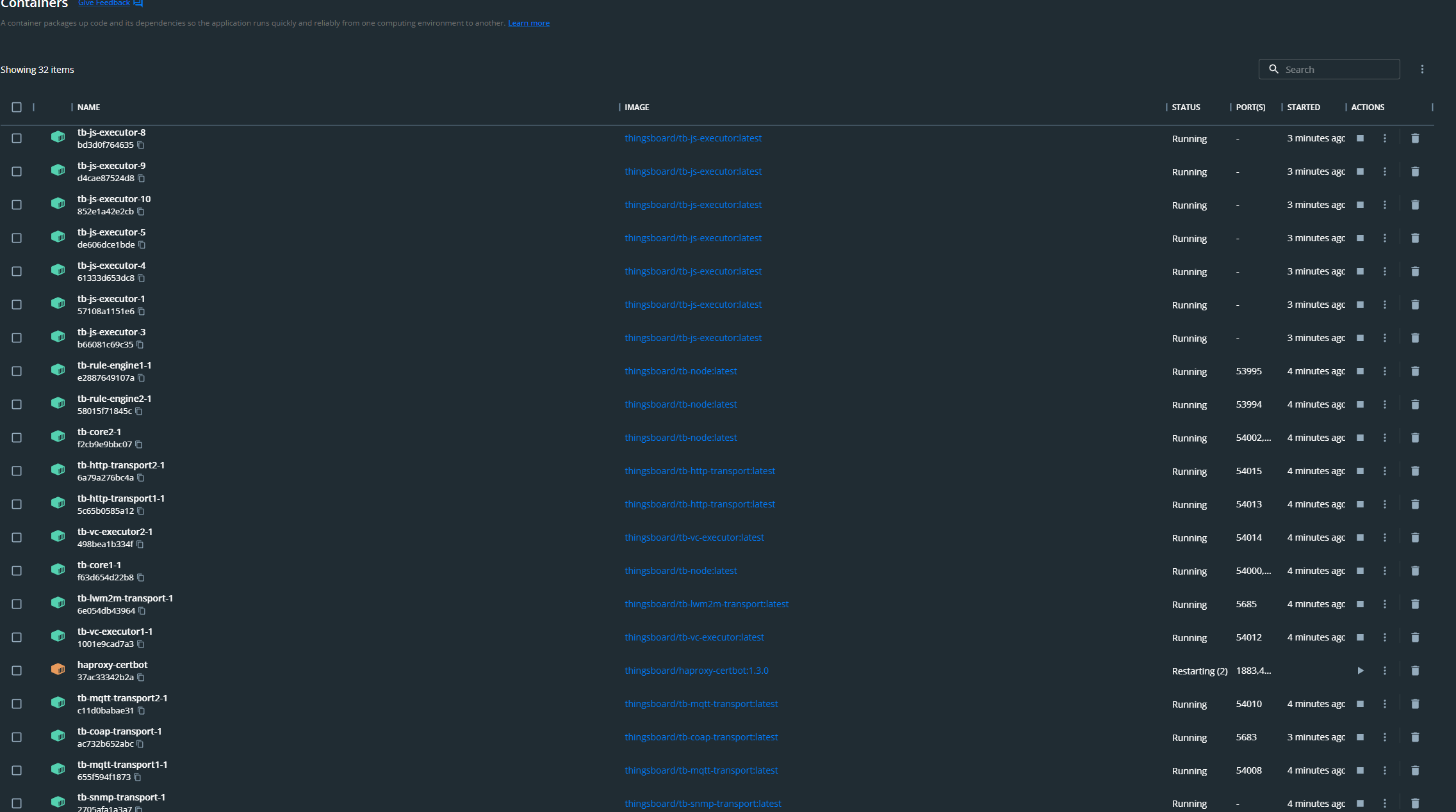 [Question] Run Thingsboard as microservices · Issue #8866 · thingsboard/thingsboard · GitHub