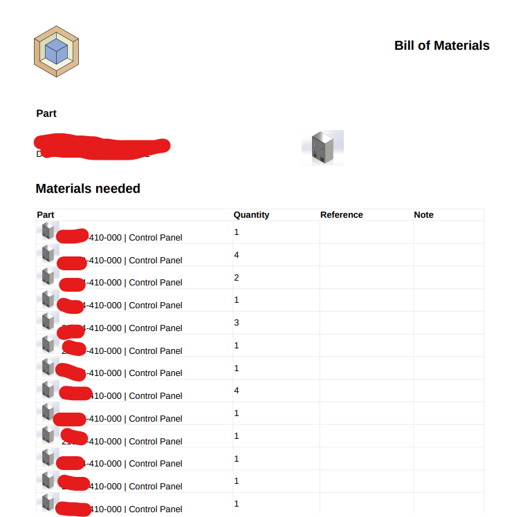 [BUG] Default BOM report shows incorrect part. · Issue #4249 · inventree/InvenTree · GitHub