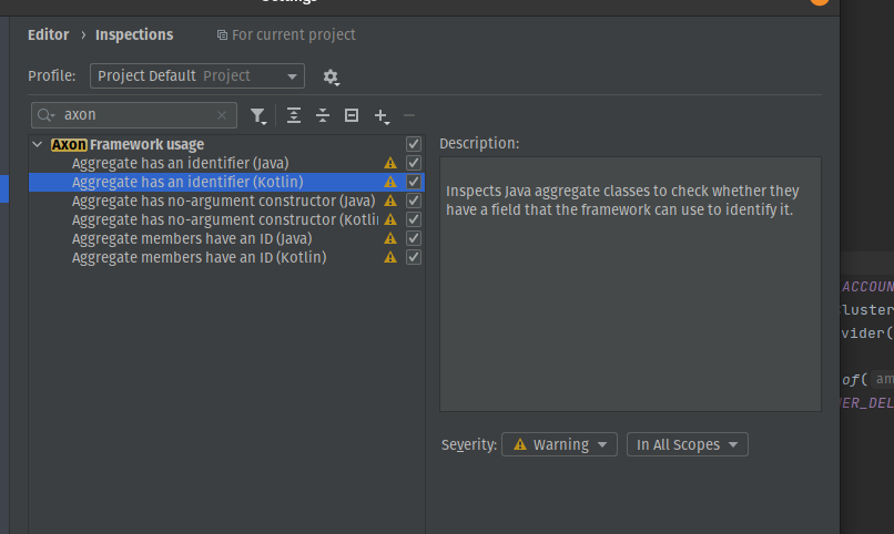 Missing inspection descriptions · Issue #21 · AxonFramework/IdeaPlugin · GitHub