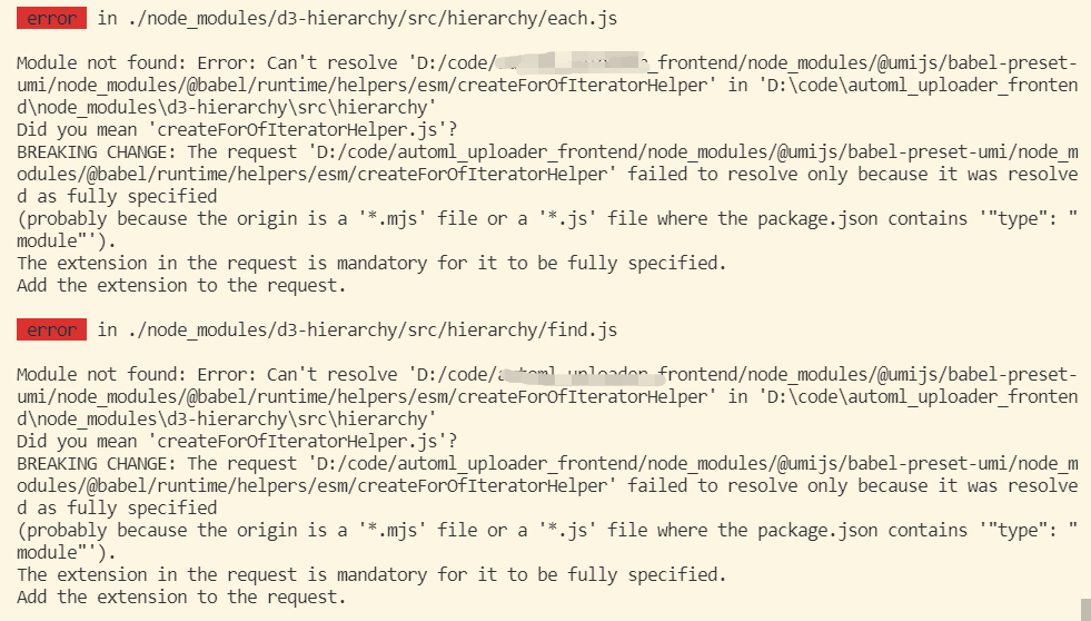 🐛[BUG] D3无法使用 · Issue #9726 · ant-design/ant-design-pro · GitHub