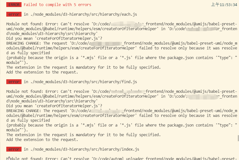 [Bug] 引入d3 · Issue #7979 · umijs/umi · GitHub