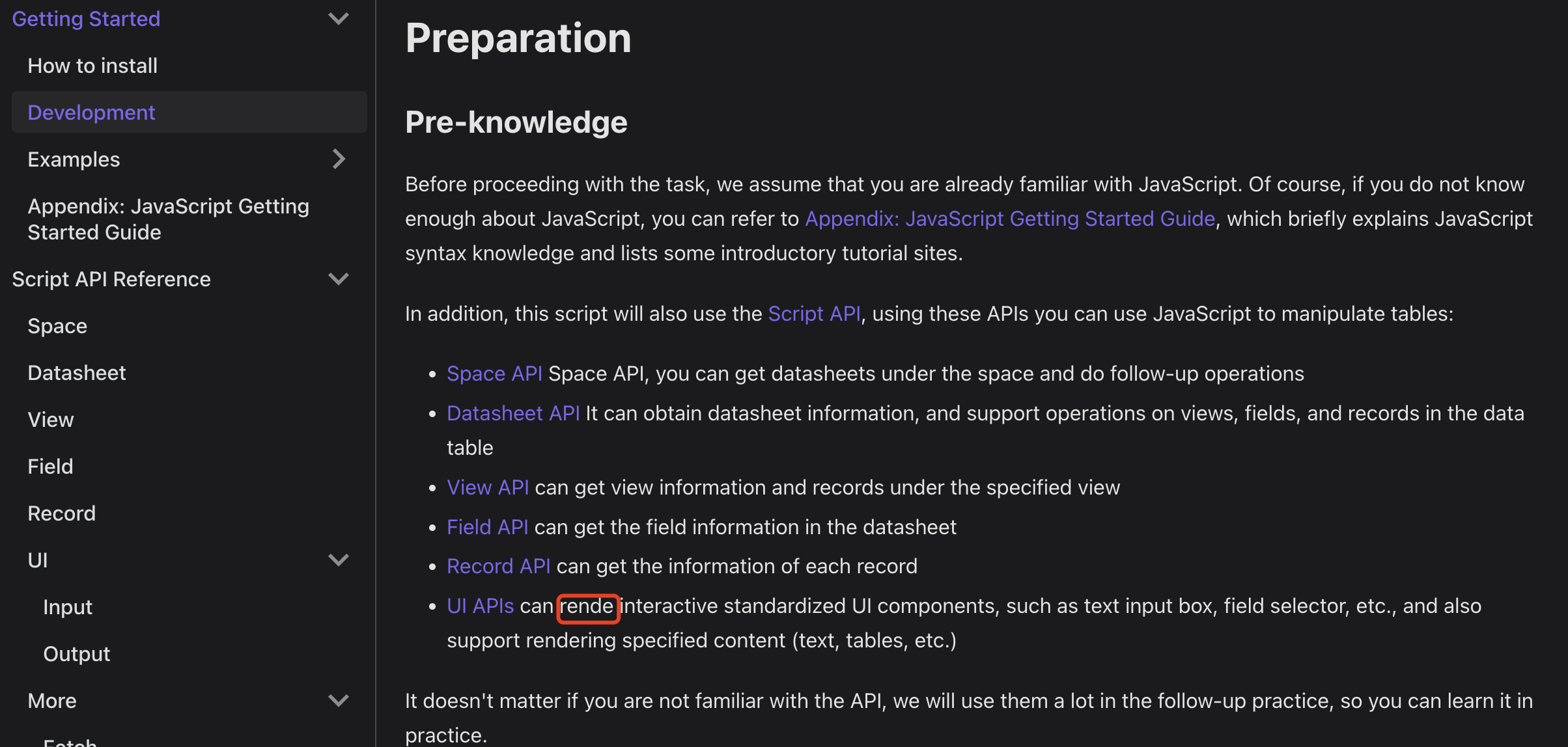 Fix Typo In Documentation · Issue 1142 · Apitableapitable · Github