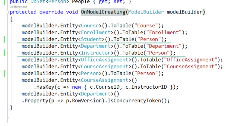 bug in migration Inheritance in ContosoUnivercity tutorial · Issue #23212 · dotnet/AspNetCore ...