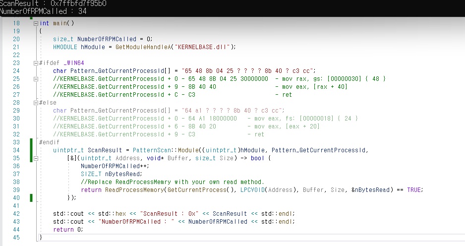 GitHub - csyslabs/patternscan: very simple library for pattern scan